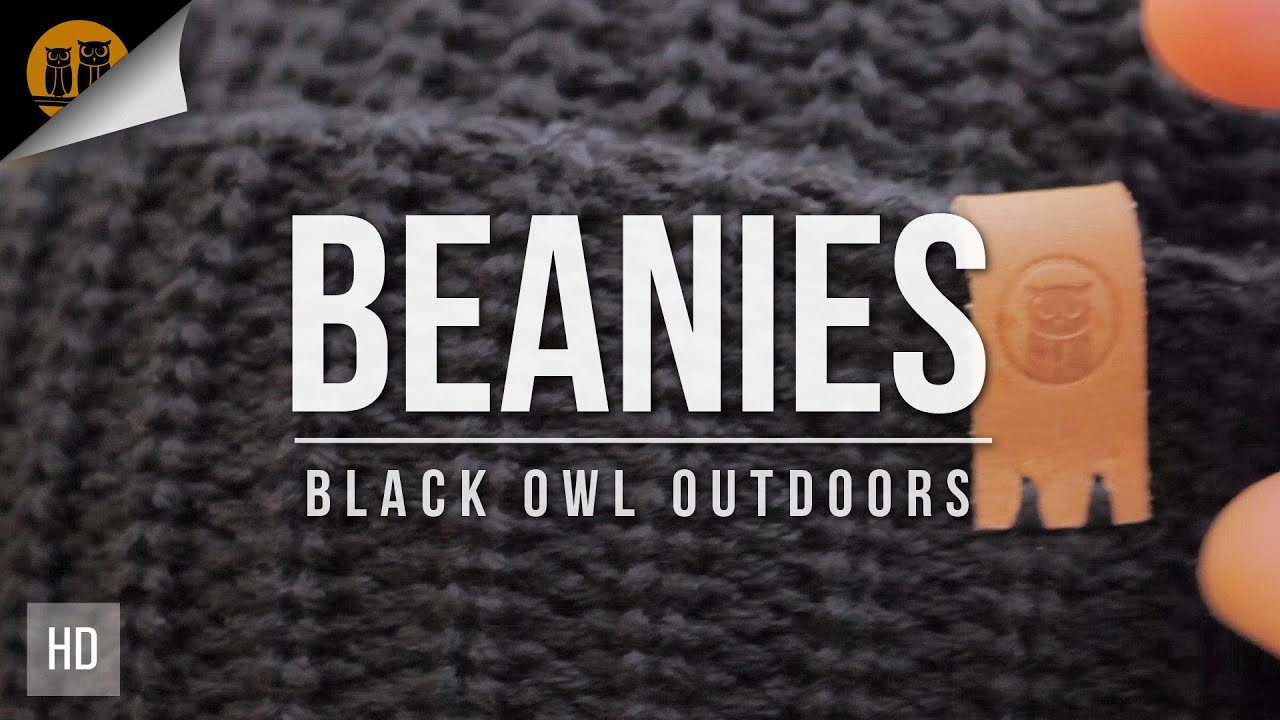 Black Owl Beanies | Made in the USA - YouTube