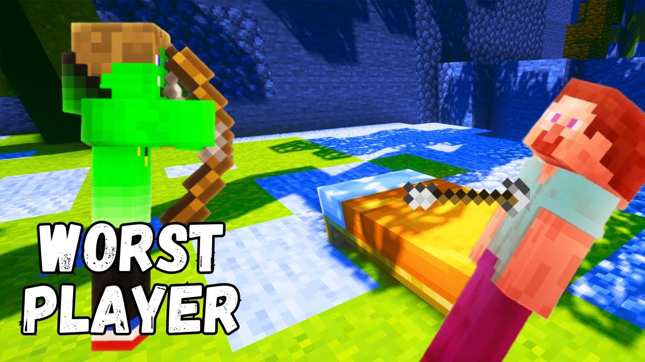 Minecraft With Worst Minecraft Player - YouTube