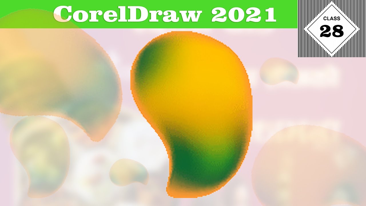 Day-28, Design a Mango using Mesh Tool in CorelDraw. - YouTube