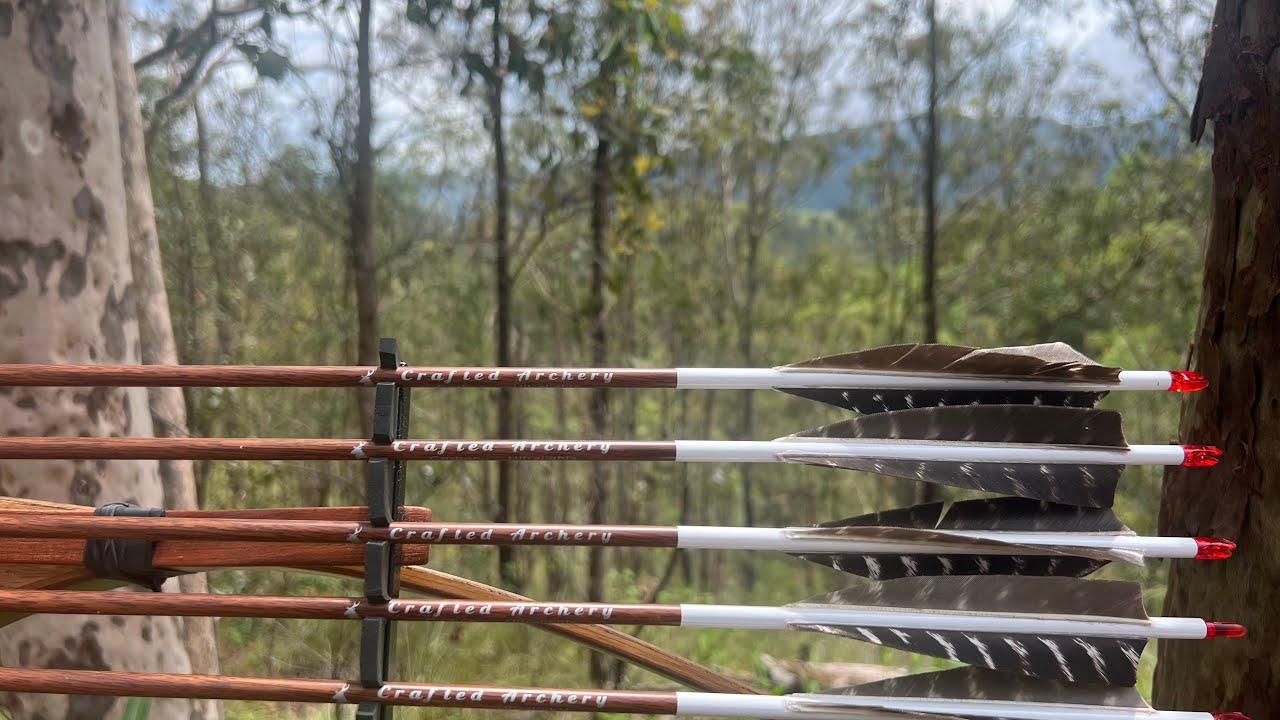 Crafted Archery - traditional series arrow shafts. - YouTube
