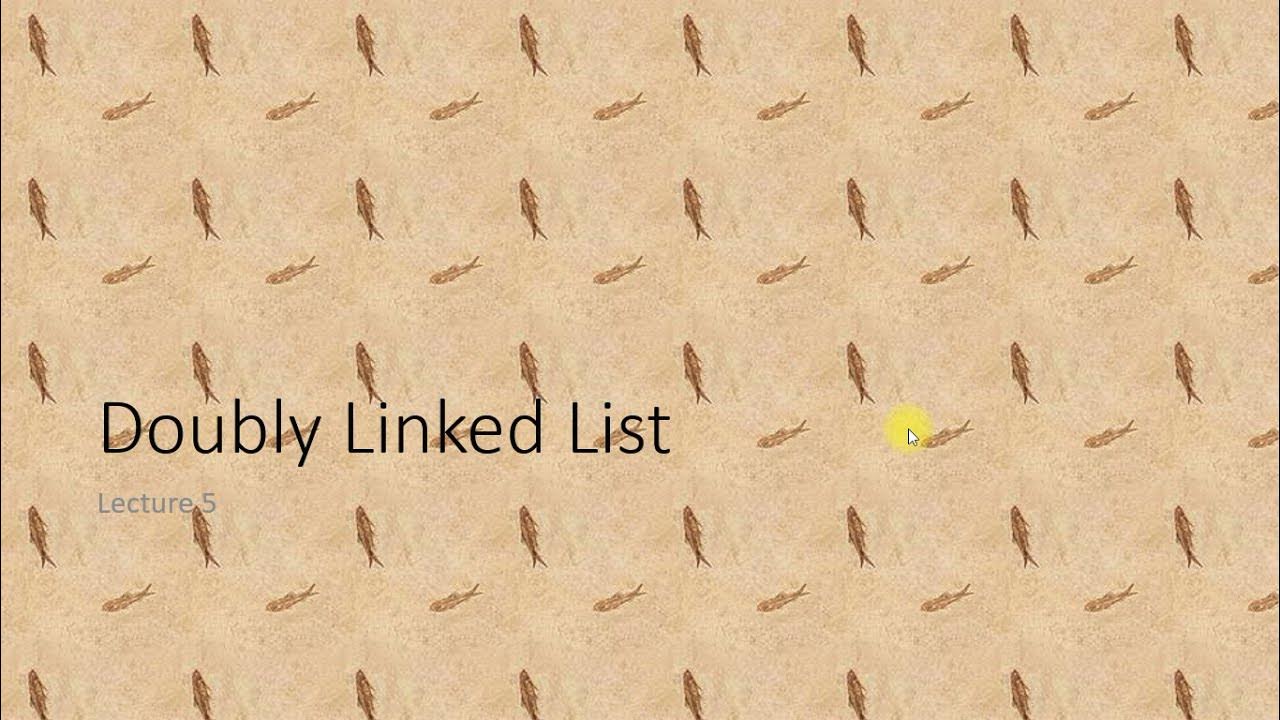 7- Doubly Linked List (1) - theoretical - YouTube