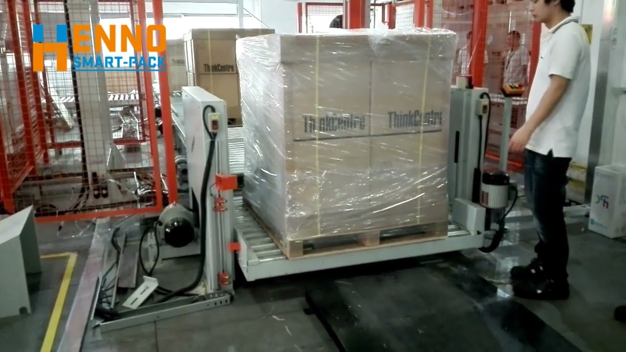 pallet lifter conveyor - YouTube