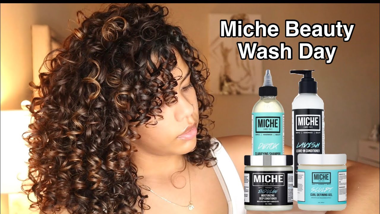 Curly Hair Routine using Miche Beauty Hair products | Charline MA - YouTube