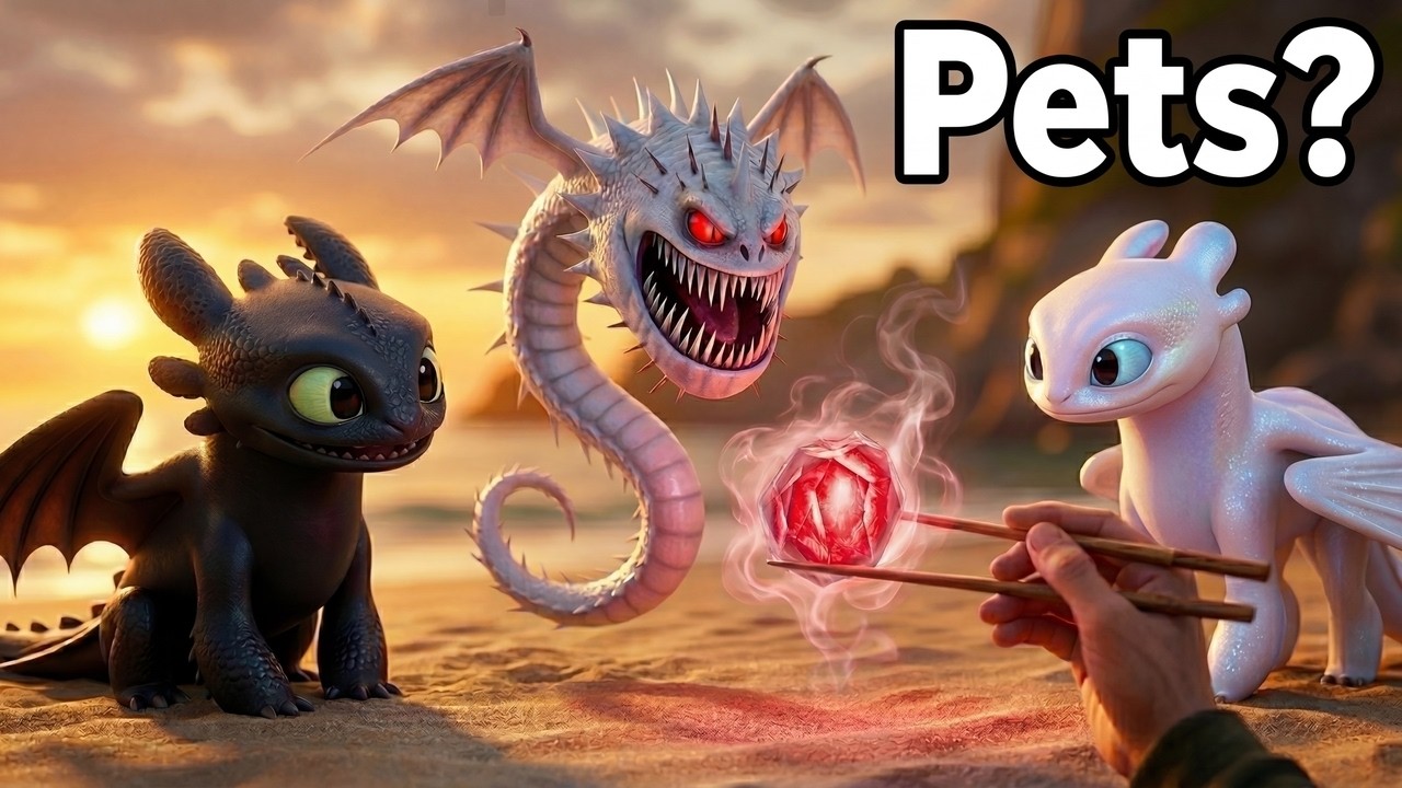 I Got a Pet SCREAMING DEATH, Toothless & Light Fury in Real Life 💀 ...