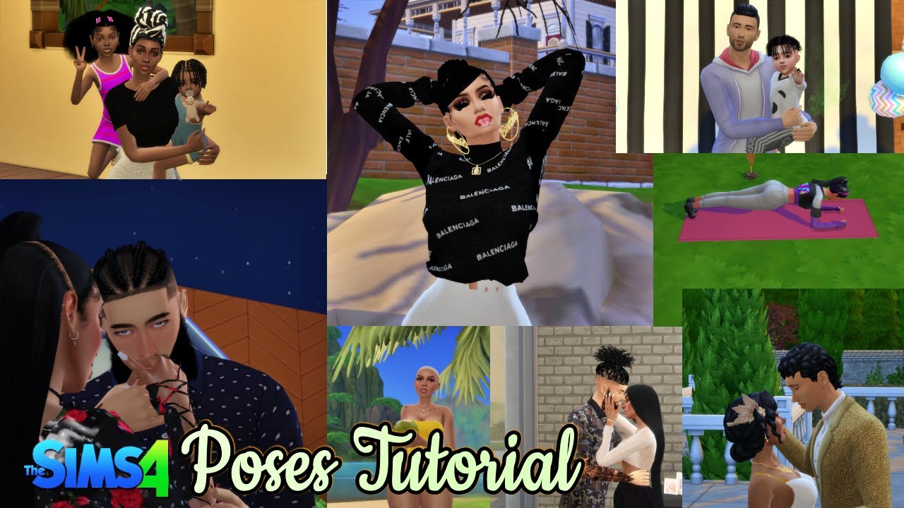 HOW TO INSTALL/USE SINGLE AND GROUP POSES! || THE SIMS 4 | POSES ...