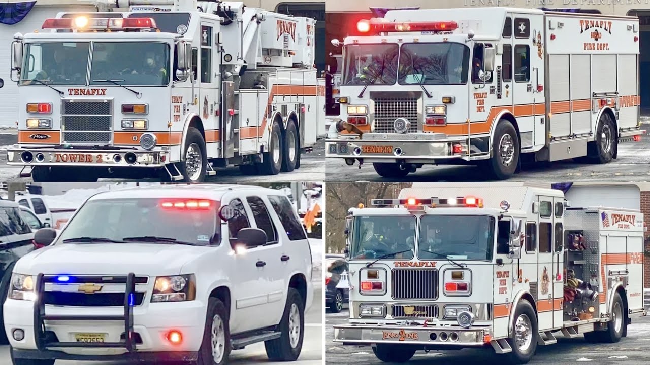 Tenafly Fire Department Responding to Dumpster Fire - YouTube