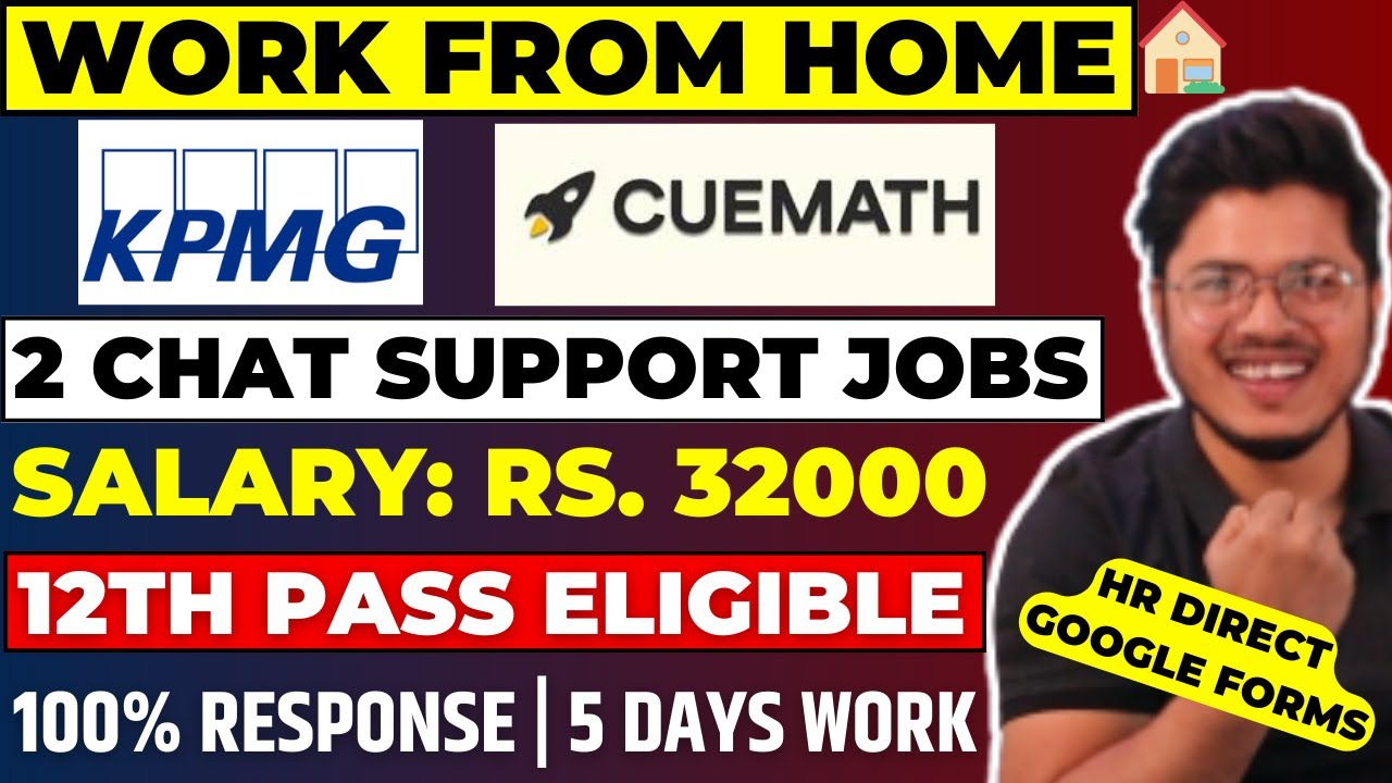 Best work from home Chat job😍| Chat Support job at home | Online jobs ...
