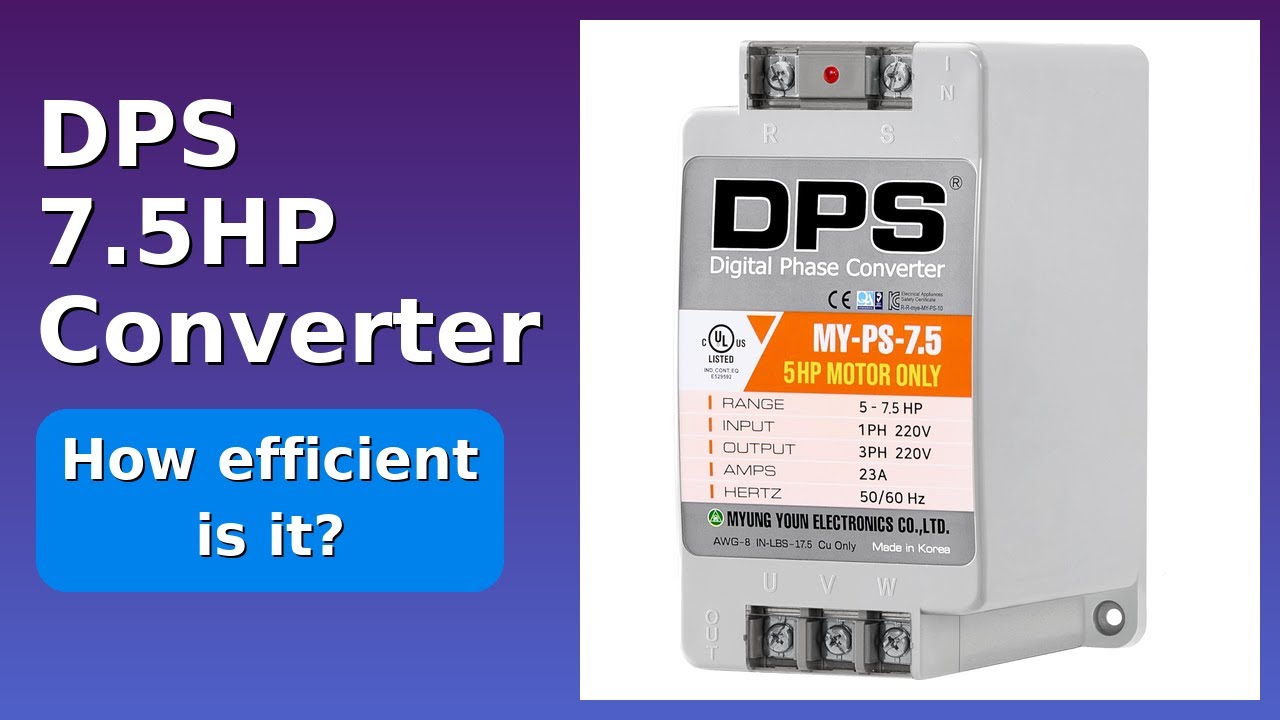 REVIEW (2026): DPS 7.5HP Converter. Features. - YouTube