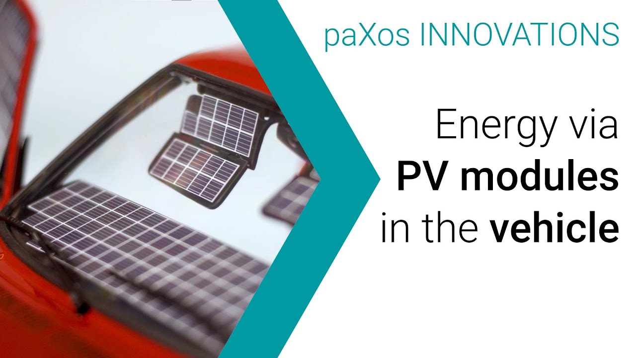paXos INNOVATIONS || Solar integration in automobiles - ENGLISH - YouTube