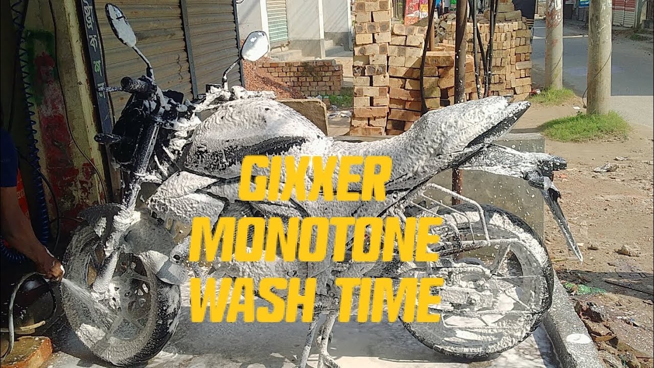 My Gixxer Monoton Bike 2024,wash Time.. #bikebd21 - YouTube
