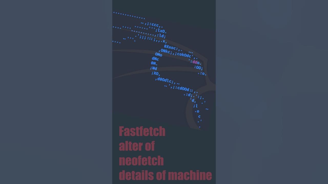 fastfetch alternative of neofetch. show details of machine - YouTube