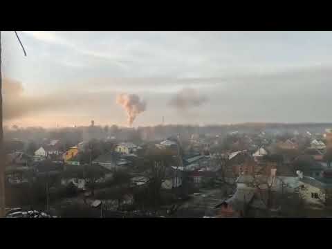 Rusya Ukrayna Savaşı Resmen Başladı.Ukrayna Bölgesine Sabah Saatlerinde Bomba Düştü.Son Dakika.