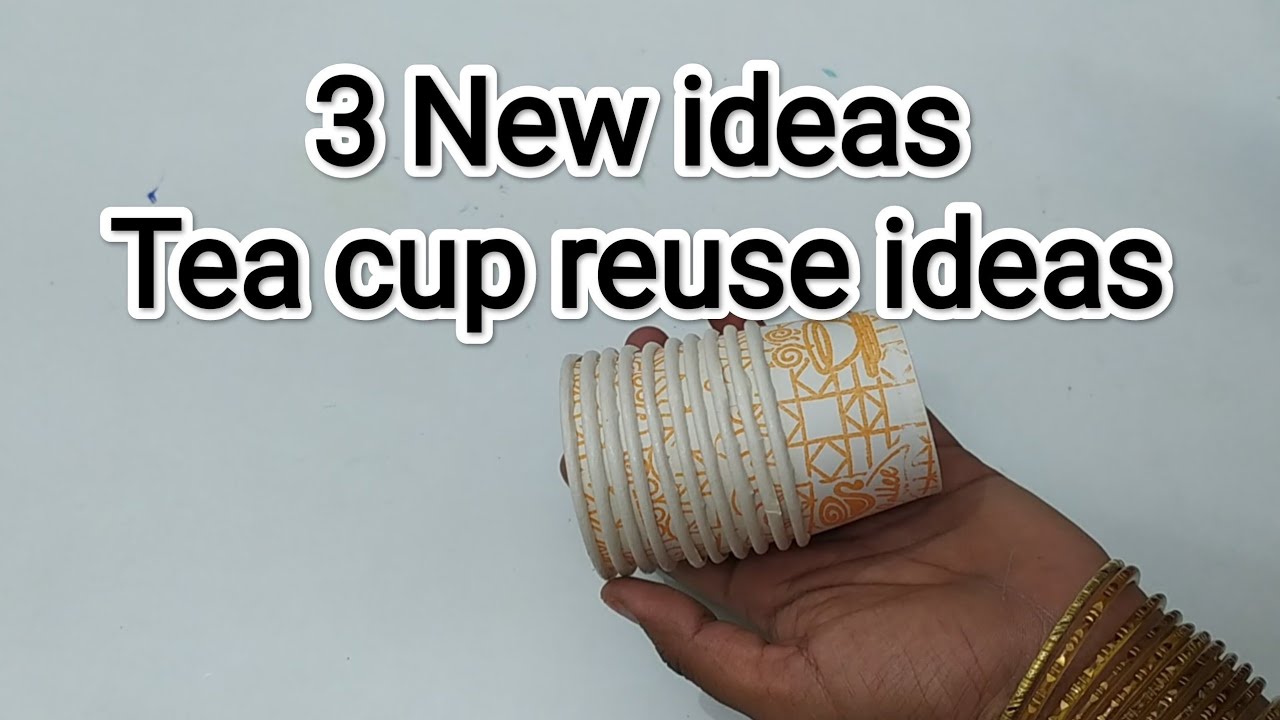 paper cups reuse ideas / paper cup craft ideas / Best out of waste ...