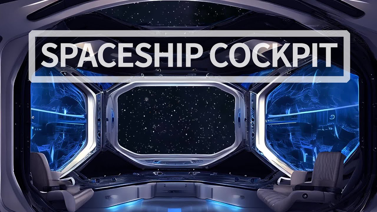 Spaceship Cockpit Sounds for Relaxation | Starry Sky & ASMR - YouTube