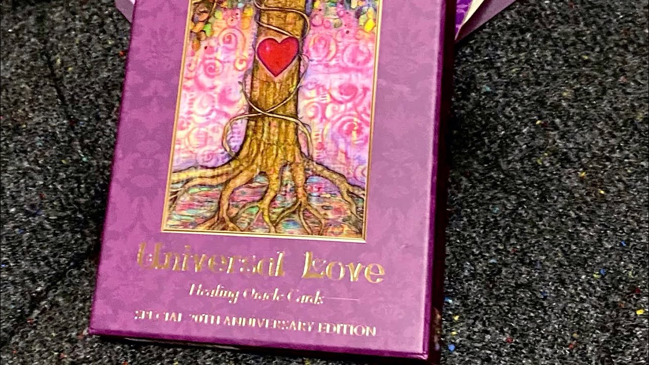 Universal love healing oracle card unboxing - YouTube