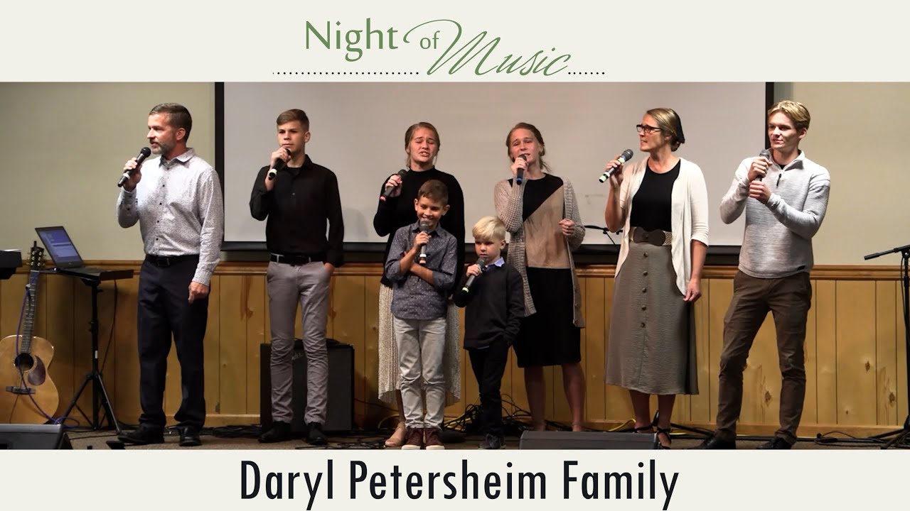 Daryl Petersheim Family ''All These Things'' Acapella Night Of Music ...