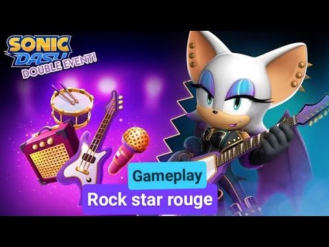 gameplay-rock star rouge_sonic dash - YouTube