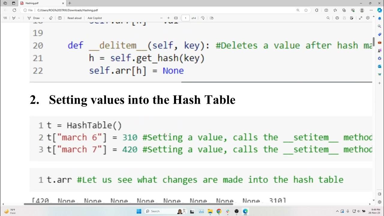 Hashing - YouTube