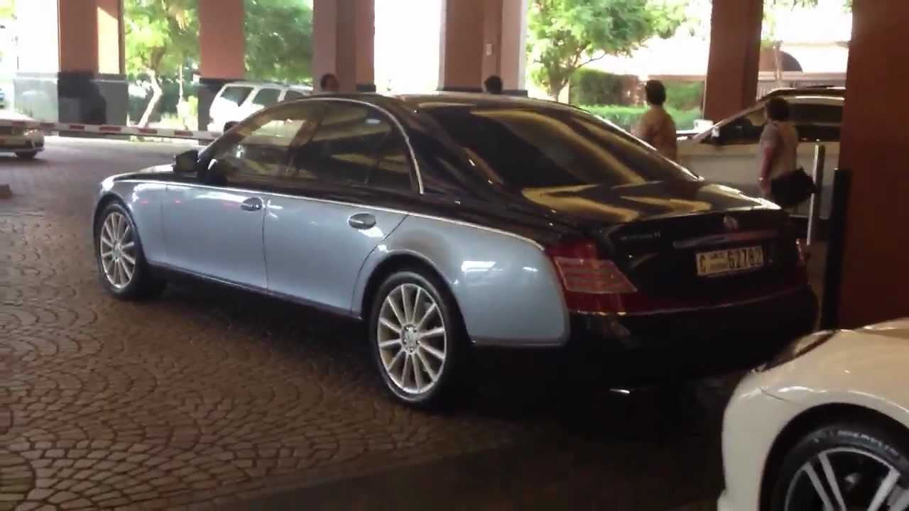 light blue/dark blue Maybach 57S - YouTube