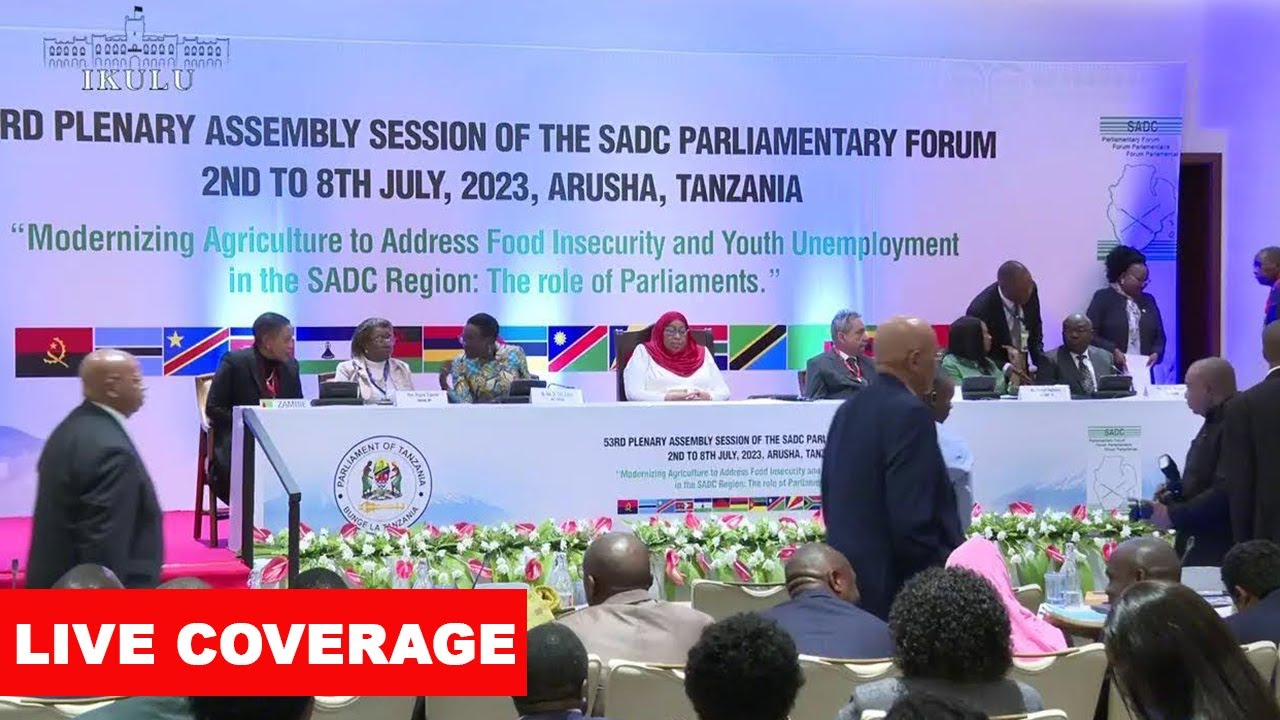 53rd GENERAL MEETING OF SADC PARLIAMENTARY FORUM - YouTube