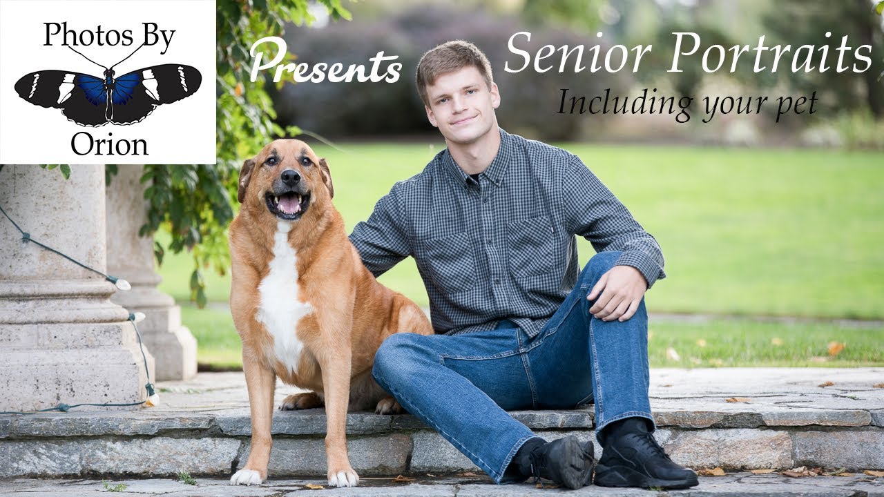 Including your pet in your high school senior portraits - YouTube