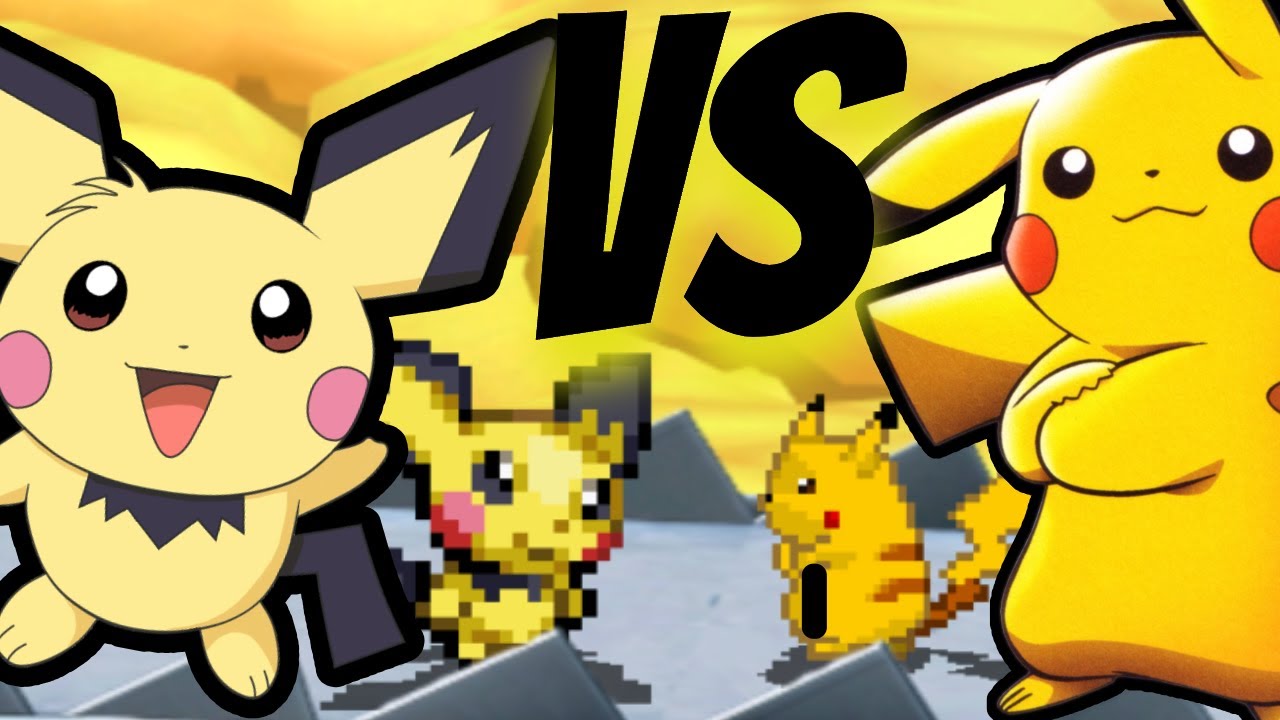 Pichu Vs Pikachu - MUGEN - YouTube