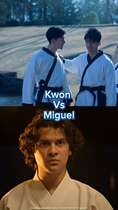 Kwon vs Miguel Robby and hawk #kwon #migueldiaz #robbykeene #hawk #cobrakai - YouTube