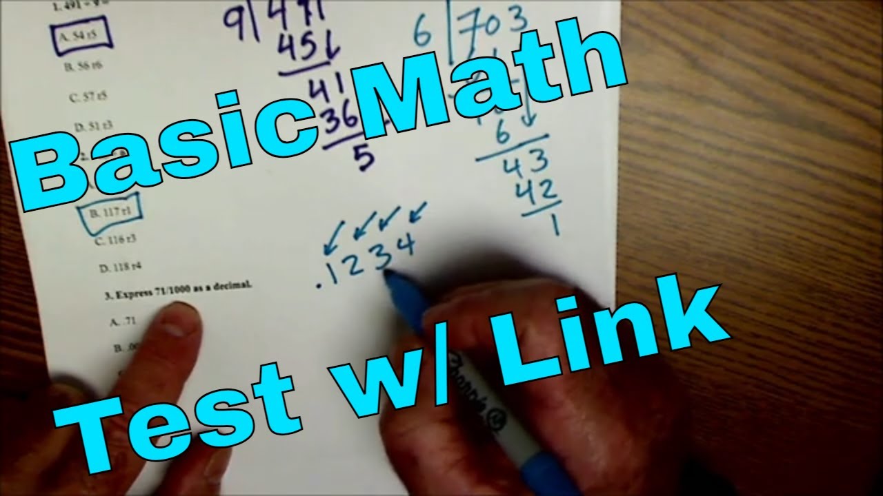 Free Basic Math Practice Test YouTube free-basic-math-practice-test-youtube