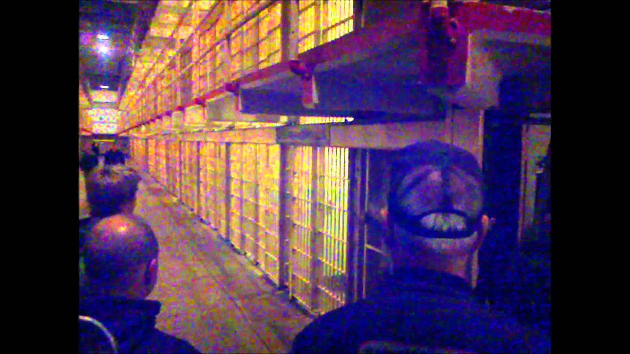 Alcatraz Island Prison Opening and Closing The Cell Doors on the Night ...