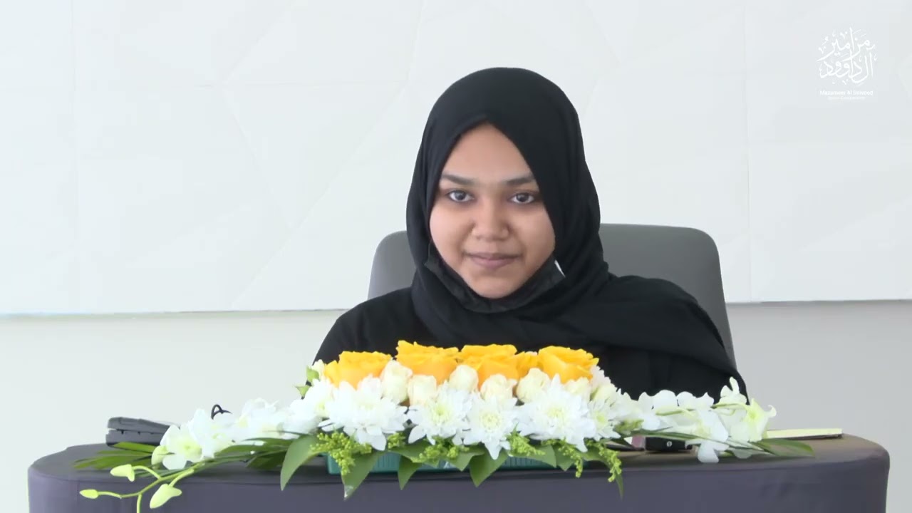 Musfira Charuparambil Muhammed reciting to Sheikh Salah Bukhatir - YouTube