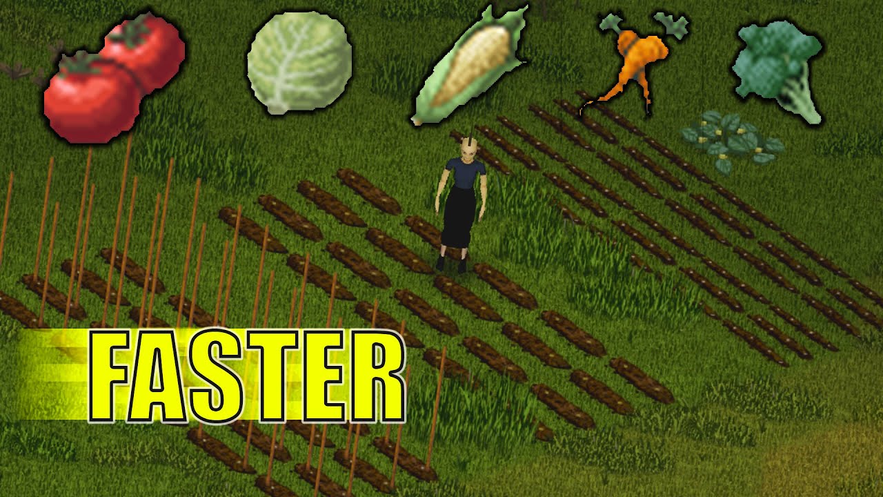 Farm Food Faster In Project Zomboid - YouTube