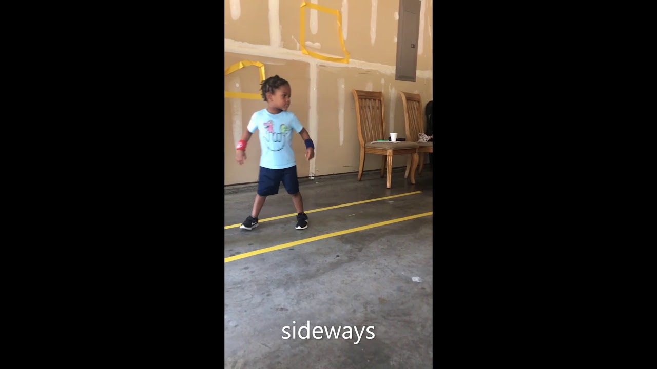 Gross Motor Straddle Line walking.2 - YouTube