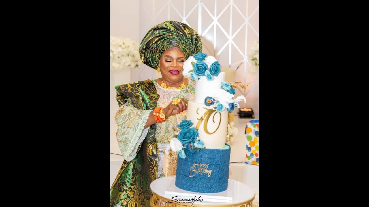 CHIEF MRS YETUNDE AKINBODE 70th BIRTHDAY CELEBRATION - YouTube