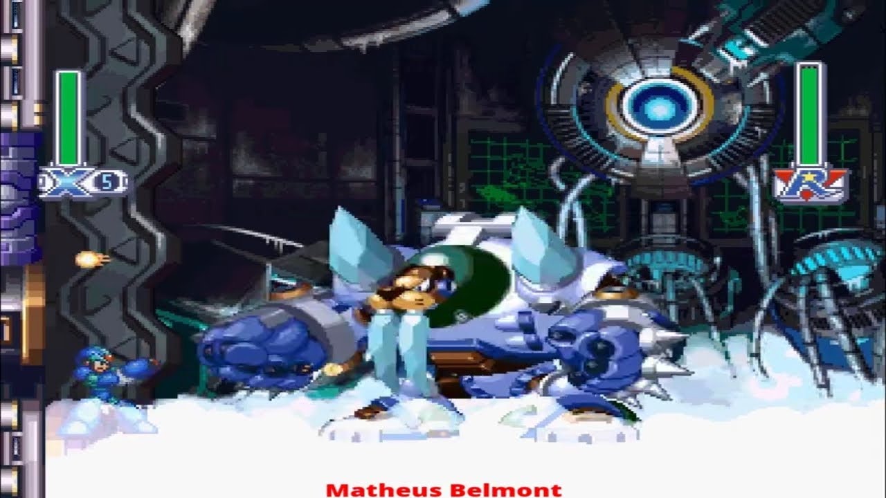 Mega Man X4 - Frost Walrus (No Damage) - YouTube