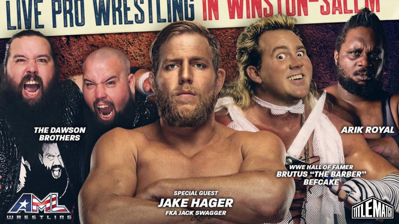 AML Wrestling "Eye For An Eye" - Jake Hager, Colby Corino, Fodder ...