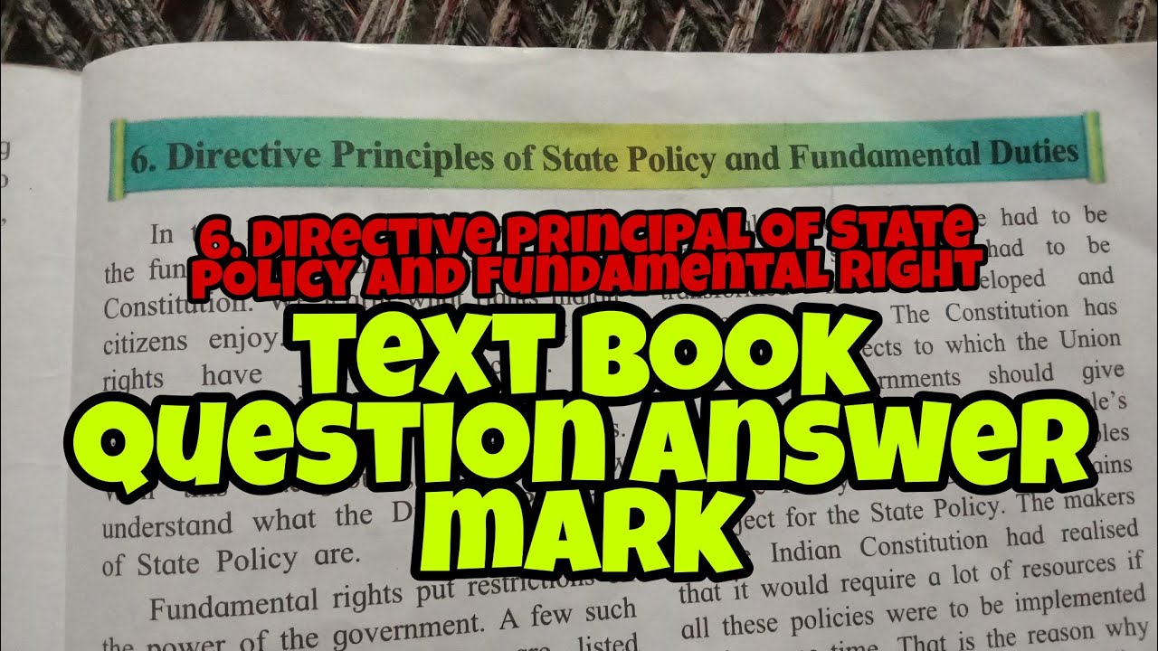 std 7 civics chp 6.directive and state policy and fundamental right ...