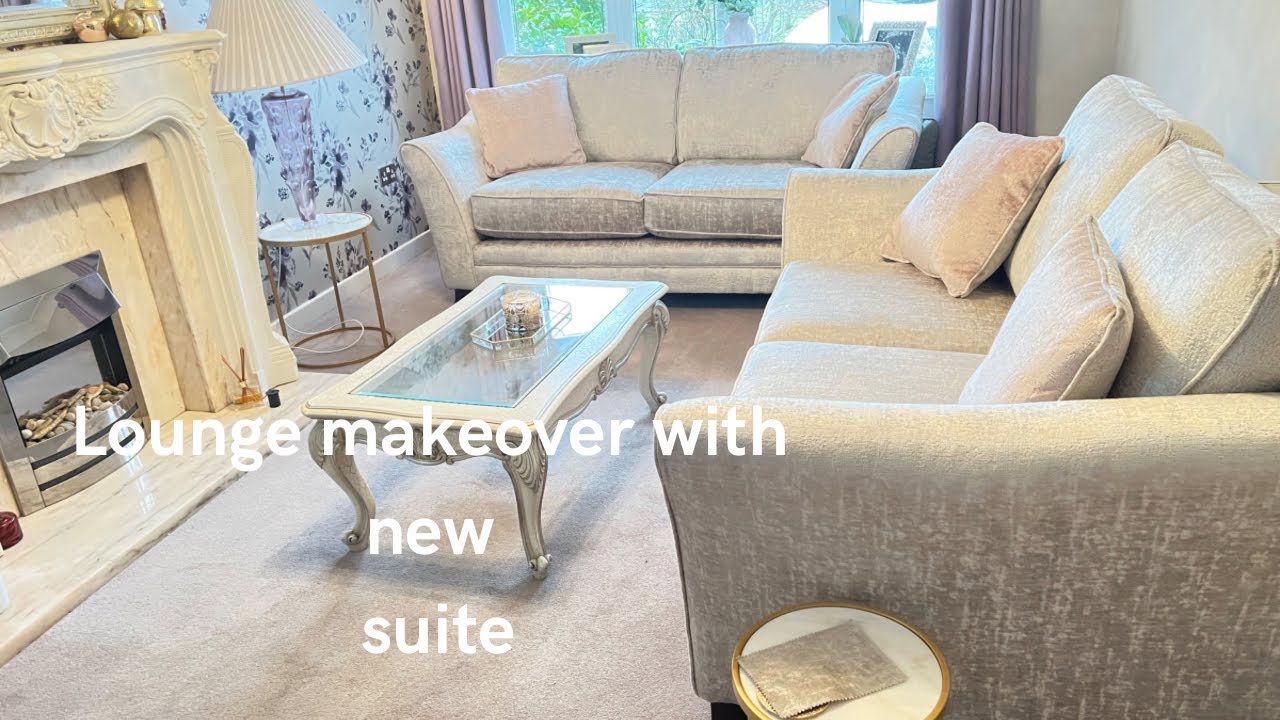 Lounge makeover with new suite - YouTube