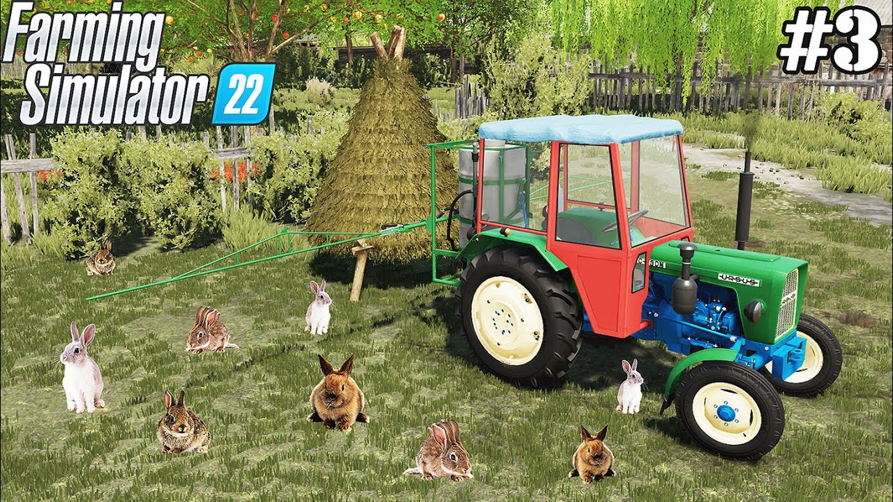 Buying rabbits. Spraying crops with herbicides. Kolonia. FS22 ...