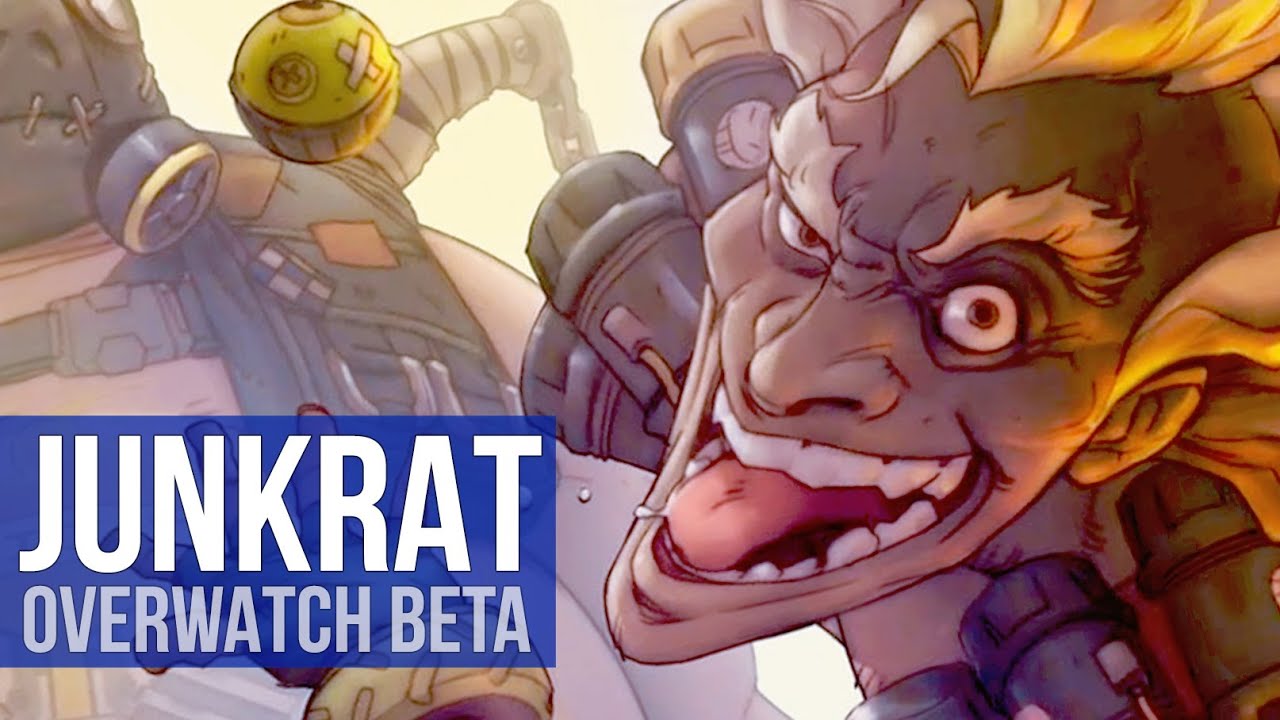 Overwatch Beta: Junkrat Gameplay! - YouTube