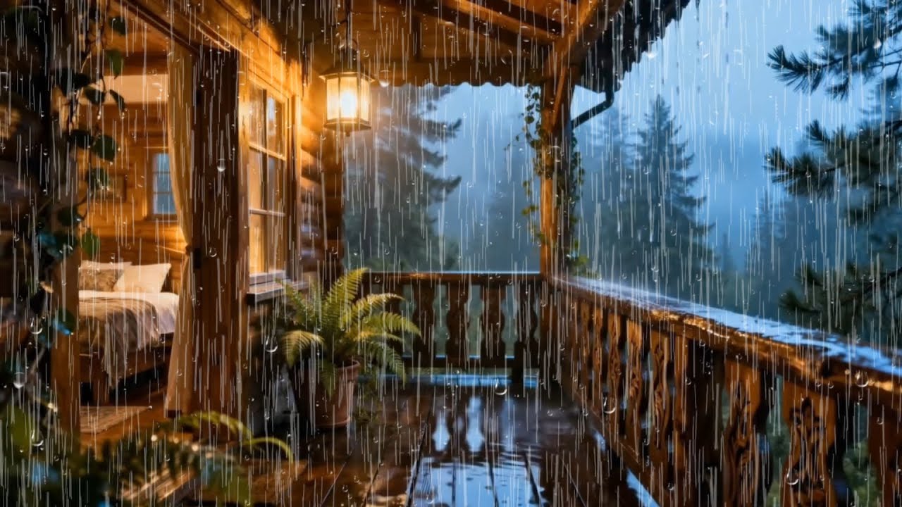 Peaceful Rainfall in the Forest 🌲 | Relaxing Rain Sounds for Sleep ...