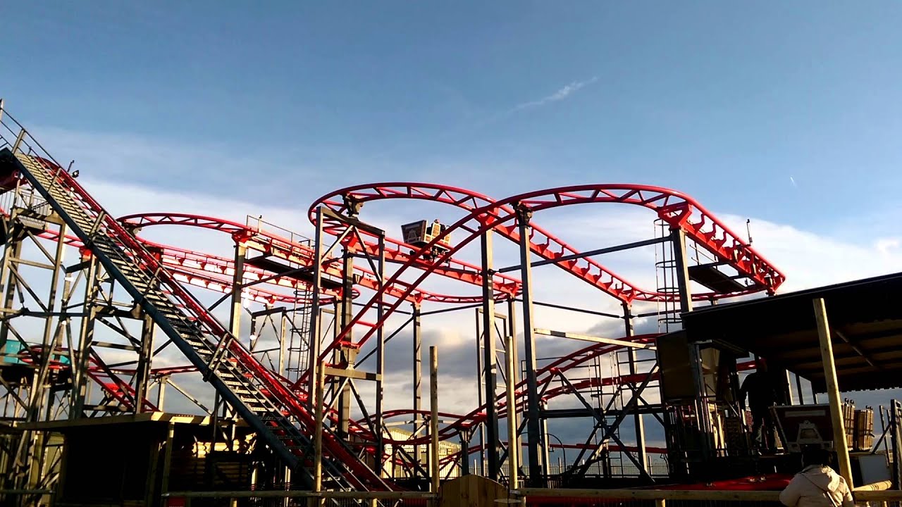 Runaway Mine Train at Funland Hayling Island - YouTube