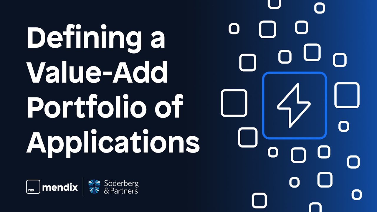Defining a Value-Add Portfolio of Applications - YouTube