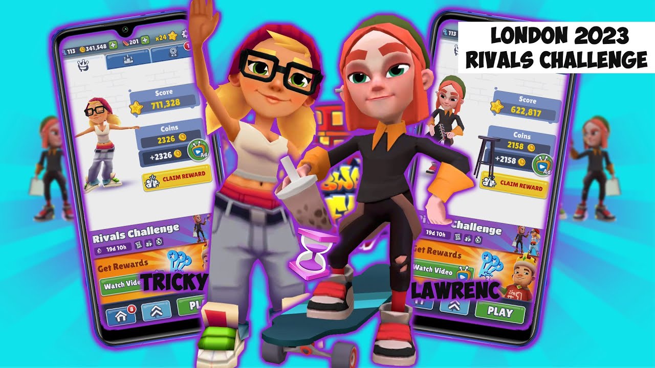 Subway Surfers London 2023 | Rivals Challenge - Tricky/Lawrence(1434145 ...