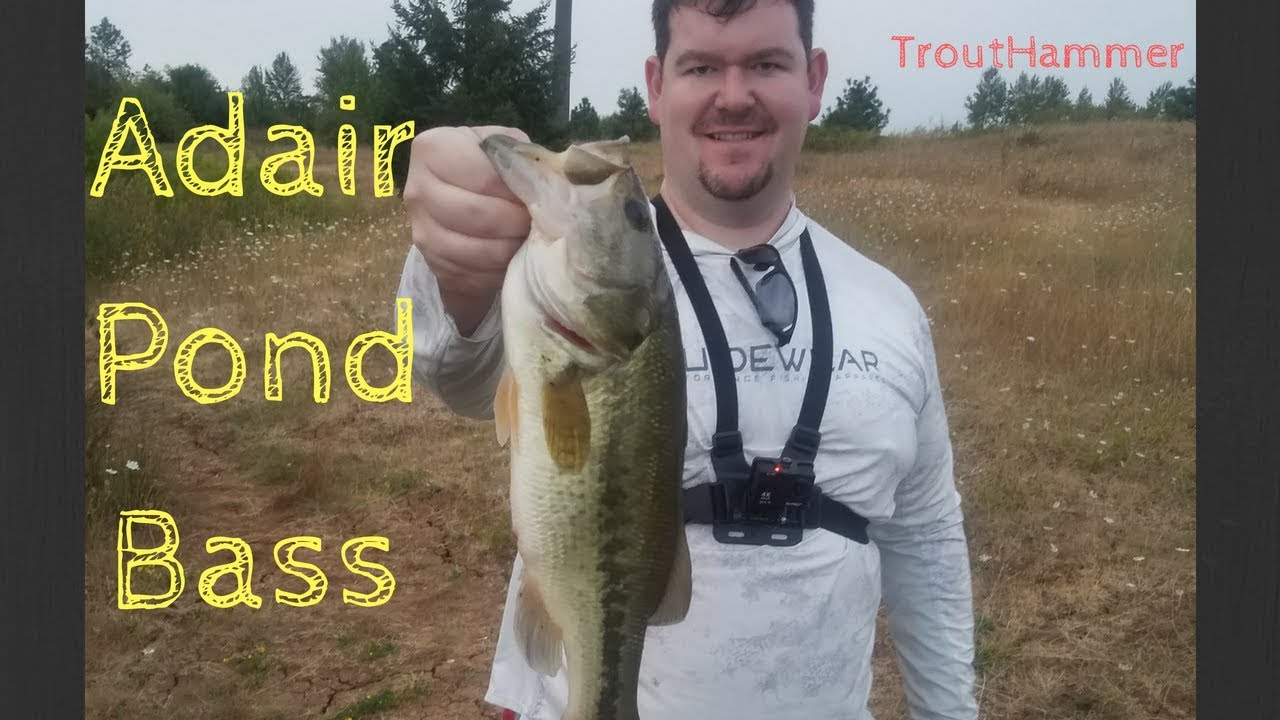 Fishing Adair Pond for Largemouth Bass - YouTube
