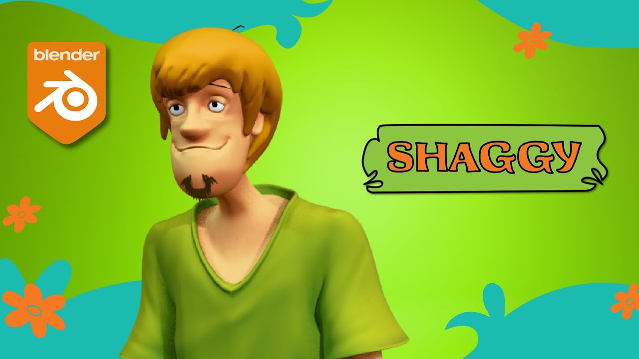 3D Modelling Shaggy in Blender | Timelapse - YouTube