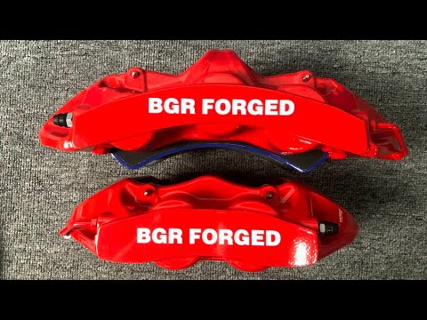BGR Forged Front Big Brake Kit Installation - YouTube