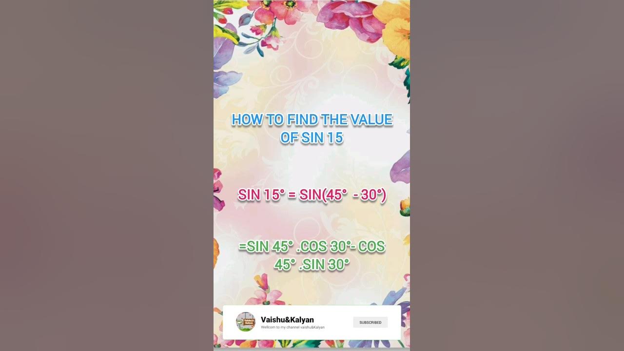 finding-the-value-of-sin-15-in-trigonometry-chapter-trigonometry