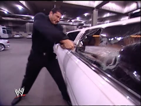 Batista destroys JBL's limo and Big Show attacks JBL (WWE SmackDown!) HD | 2005