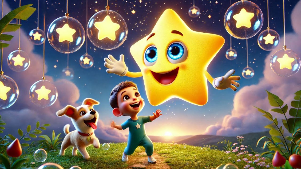 "Twinkle Twinkle Little Star | Animated Nursery Rhyme for Kids | Little ...