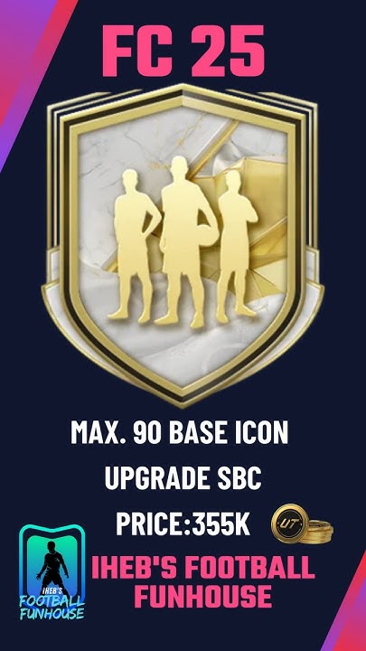 Unlock Max 90 Base Icon Upgrade SBC in FC 25! Cheapest Solutions Revealed! 💸⚡ - YouTube